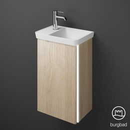 Burgbad Iveo Schrank mit G&auml;stebecken, 1 T&uuml;r, SFGX044LF2747C0001,