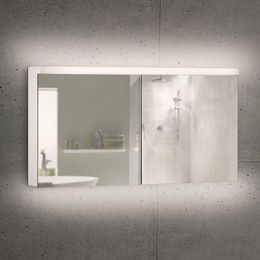 Schneider LOW plus Spiegelschrank, 2 T&uuml;ren, 172.130.02.0201, LOP 130/2/LED