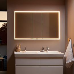 Villeroy & Boch Villeroy & Boch My View Now Spiegelschrank, mit Beleuchtung B: 130 H: 75 T: 16,8 cm, 3 T&uuml;ren, A4561300,