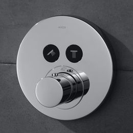 Axor ShowerSelect Round Thermostat, für Wanne & Dusche, 36723000,