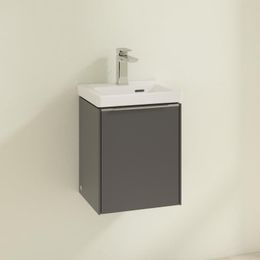 Villeroy & Boch Villeroy & Boch Subway 3.0 Schrank mit G&auml;stebecken, 1 T&uuml;r, 437037R1+C58300VR,