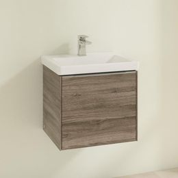 Villeroy & Boch Villeroy & Boch Subway 3.0 Schrank mit G&auml;stebecken, 1 Auszug, 4370FGRW+C58000RK,