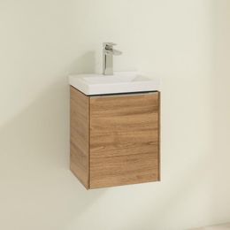 Villeroy & Boch Villeroy & Boch Subway 3.0 Schrank mit G&auml;stebecken, 1 T&uuml;r, 437038R1+C58300RH,