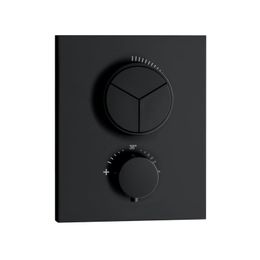 Herzbach LIVING Unterputz-Duscharmatur mit Thermostat, 23.803055.2.12,