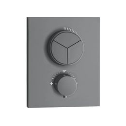 Herzbach LIVING Unterputz-Duscharmatur mit Thermostat, 23.803055.2.06,