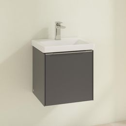 Villeroy & Boch Villeroy & Boch Subway 3.0 Schrank mit G&auml;stebecken, 1 T&uuml;r, 4370FLRW+C58200VR,