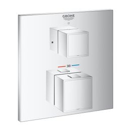 Grohe Grohtherm Cube Unterputz-Duscharmatur mit Thermostat, 24153000,