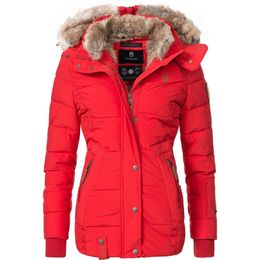 Marikoo Winter Jacket 'Nekoo' female Red size XL
