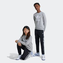 Sporthose adidas originals "SST TRACK PANTS", M&auml;dchen, Gr. 140, N-Gr, schwarz, Trikot, Obermaterial: 100% Polyester, Hosen Sporthose, Superstar Kinder Trainingshose
