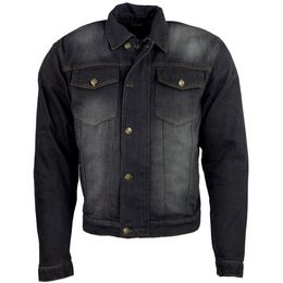 Motorradjacke Roleff "Jeans Aramid" Gr. XXXL, schwarz, Jacken, Herren, 3XL, Obermaterial: 100% Baumwolle. Innenfutter: 100% Aramid, 6 Taschen