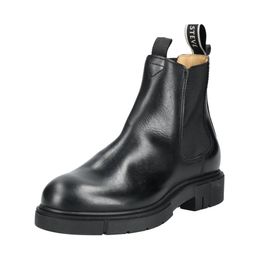 Stiefelette sneaky steve "sneaky steve Stiefelette Leder/Textil", Herren, Gr. 40, schwarz, Leder, Textil, Schuhe Stiefelette