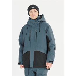 Skijacke SLOPE "Kenai", Herren, Gr. M, blau, 100% Polyester, unifarben, normal, ohne Ausschnitt, Jacken, mit warmem Futter und hochwertigem Wetterschutz
