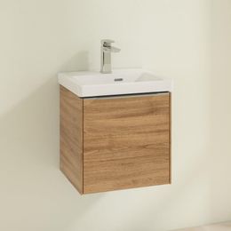 Villeroy & Boch Villeroy & Boch Subway 3.0 Schrank mit G&auml;stebecken, 1 T&uuml;r, 4370FK01+C58200RH,