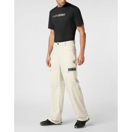 Cargohose Plein Sport "Scratch", Herren, Gr. 3XL, US-Größen, grau (10, grau), Obermaterial: 89% Polyamid, 11% Elasthan, Hosen