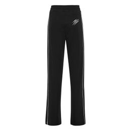 Jogginghose Plein Sport "Jogginghose", Damen, Gr. L, US-Größen, schwarz (02, schwarz), Obermaterial: 92% Polyester, 8% Elasthan, Hosen