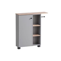 Tchibo - Badschrank &raquo;Balto&laquo; - 70,5x17x77cm - schwarz - Papier / Metall / Kunststoff