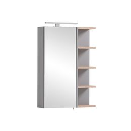Tchibo - Spiegelschrank &raquo;Balto&laquo; - 49,5x16x74,5cm - braun - Holz / Metall