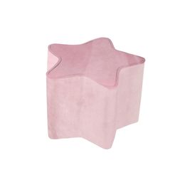 Roba Kinderhocker in Sternform &raquo;Lil Sofa&laquo; - 30x30x24cm - rosa - Holz