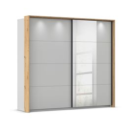 Rauch Schwebetürenschrank »Credo« - 233x64x214cm - braun - Holz