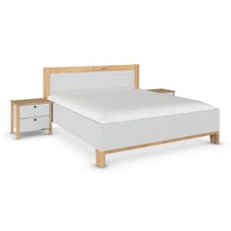 Rauch Bett mit 2 Nachttischen »Credo« - 295x207x100cm - braun - Holz