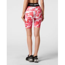 Leggings Plein Sport "Camouflage", Damen, Gr. M, US-Größen, 33, fuxia, Obermaterial: 90% Polyester, 10% Elasthan, Hosen
