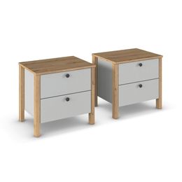 Rauch 2 Nachttische &raquo;Credo&laquo; - 54x43x51cm - braun - Holz