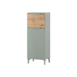 Tchibo - Highboard &raquo;Smilla&laquo; - 40,5x32x109,5cm - silber - Holz / Metall / Kunststoff