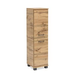 Tchibo - Highboard »HB 300 Nora« - 30,5x32,5x117cm - schwarz - Holz / Metall / Kunststoff