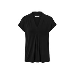 Tchibo - Blusenshirt mit V-Ausschnitt - Damen - Gr. M - schwarz
