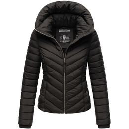 Steppjacke Marikoo "Kagomee", Damen, Gr. L (40), schwarz, 100% Polyester, Jacken, mit großer Kapuze
