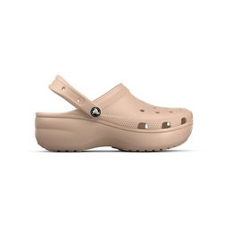 Crocs Damen Clog "Classic Platform Clog W", Gr. 37caramel, Croslite , unifarben, Schuhe, Sommerschuh, Schlappen, Hausschuh, trendige Plateausohle