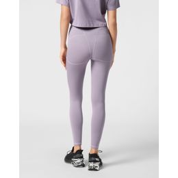 Leggings Plein Sport "Scratch", Damen, Gr. L, US-Größen, 73, lila, Obermaterial: 65% Polyamid, 35% Elasthan, Hosen
