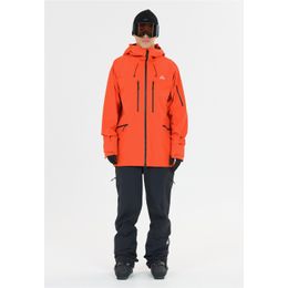 Softshelljacke SOS "Kula", Damen, Gr. XXL, orange, 84% Polyamid, 16% Elasthan, unifarben, normal, ohne Ausschnitt, Jacken Softshelljacke, mit wasserdichter Membran