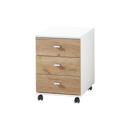 Tchibo - Rollcontainer &raquo;Lioni&laquo; - 40x49x57cm - braun - Holz / Acryl