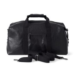 Tchibo - Leder-Weekender - schwarz