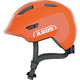 Kinderfahrradhelm Abus "SMILEY 3.0" Gr. M, orange (shiny orange), Helme, Kinder, M Kopfumfang: 50cm - 55cm