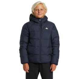 Funktionsjacke Quiksilver "Scaly Reversible", Jungen, Gr. 12, schwarz navy, 100% Polyester, Jacken