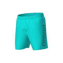 arena Badeshorts Fundamentals Logo - Herren - Gr. S - hellblau