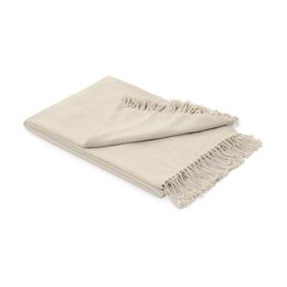 Tchibo - Chenille-Wohndecke - beige