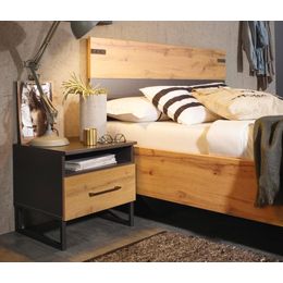 Rauch Schlafzimmer-Set &raquo;Butte&laquo; - 145x207x101cm - grau - Holz / Holz / Metall