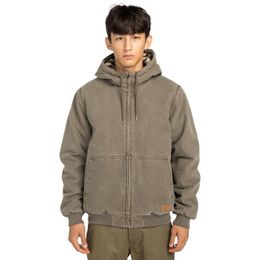 Element Herren Outdoorjacke "Dulcet Canvas"stone gray, Gr. M, 70% Baumwolle, 30% Baumwolle, Jacken