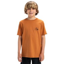 Shirttop Quiksilver "Evo Original", Jungen, Gr. 16, bran, [Hauptstoff] 100% Baumwolle, Tops