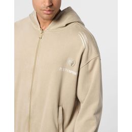 Kapuzensweatjacke Plein Sport "Kapuzen-Sweatjacket", Jungen, Gr. L, 06, beige, Obermaterial: 100% Baumwolle, Sweatjacken