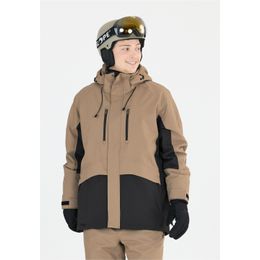 Skijacke SLOPE "Kenai", Herren, Gr. L, braun, 100% Polyester, unifarben, normal, ohne Ausschnitt, Jacken, mit warmem Futter und hochwertigem Wetterschutz