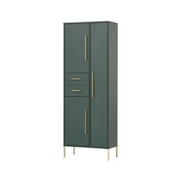 Tchibo - Garderobenschrank &raquo;Kent&laquo; - 67x33x184cm - gr&uuml;n - Holz / Metall