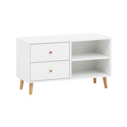 Tchibo - Sitzbank &raquo;Bjarne&laquo; - 79x33x46,5cm - braun - Holz / Eichenholz / Metall