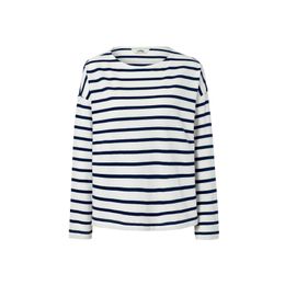 Tchibo - Gestreiftes Sweatshirt - Damen - Gr. S - dunkelblau/gestreift