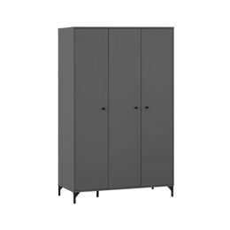 Tchibo - Schrank &raquo;Smash&laquo; - 119x60x191cm - anthrazit - Holz / Metall / Kunststoff