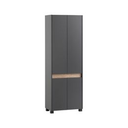 Tchibo - Schuhschrank &raquo;Cosmo&laquo; - 57x33x164,5cm - anthrazit - Holz / Metall / Kunststoff