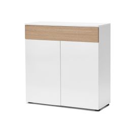 Tchibo - Highboard - 90x35x92cm - braun - Holz / Eichenholz